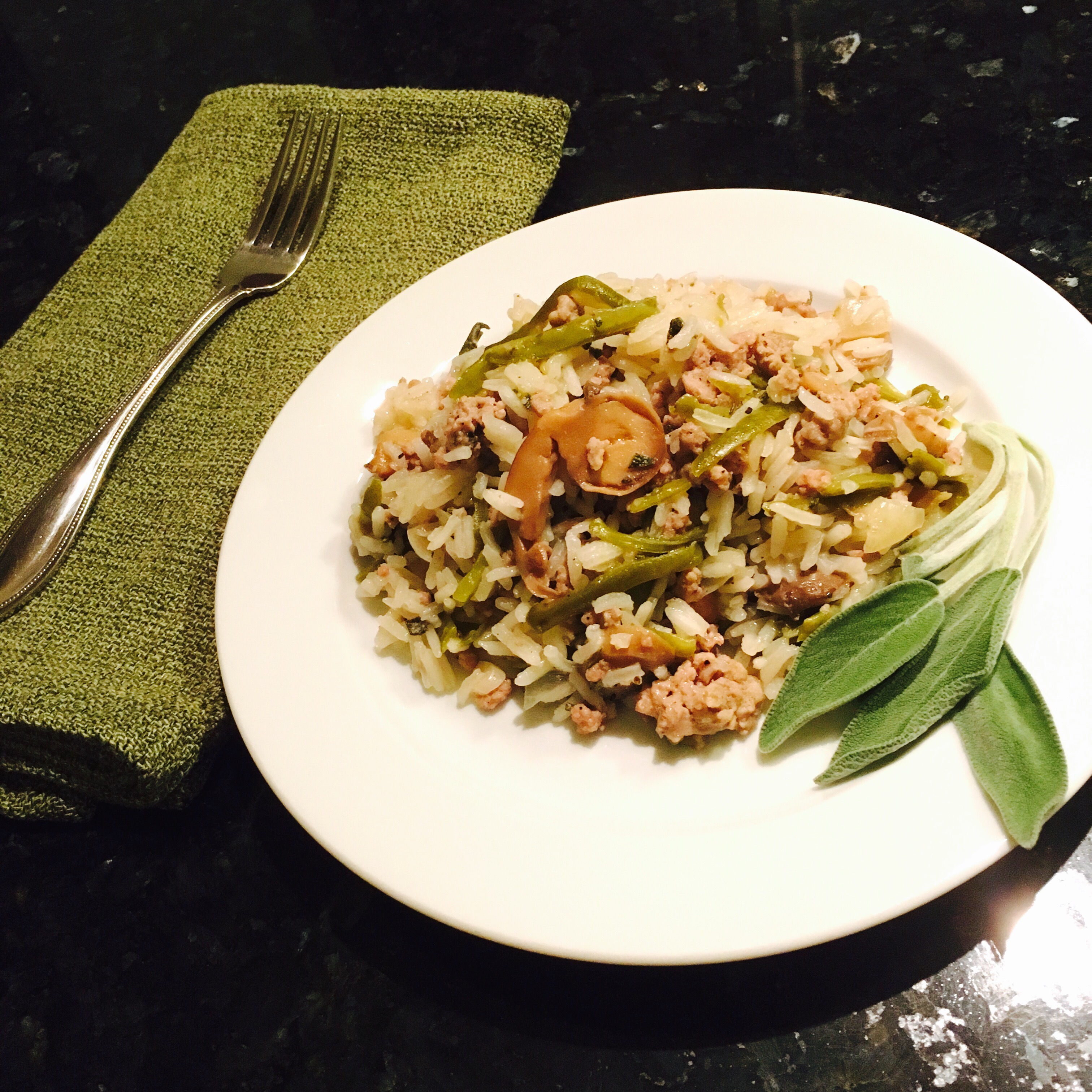 Thanksgiving-y Ground Turkey and Rice – cook blog nosh